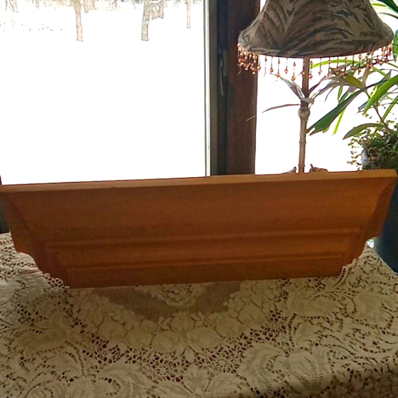 Exposures | Wall Decor | Very Nice Large Real Wooden Ledge Shelf | Poshmark